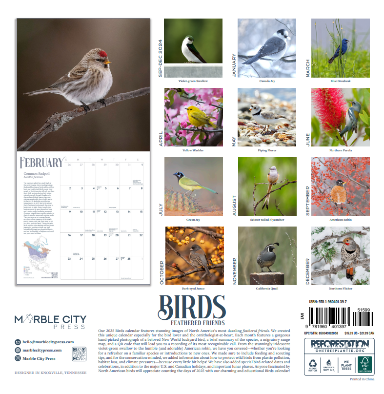 Calendrier des oiseaux exotiques 2025 ? Commande facilement et ...