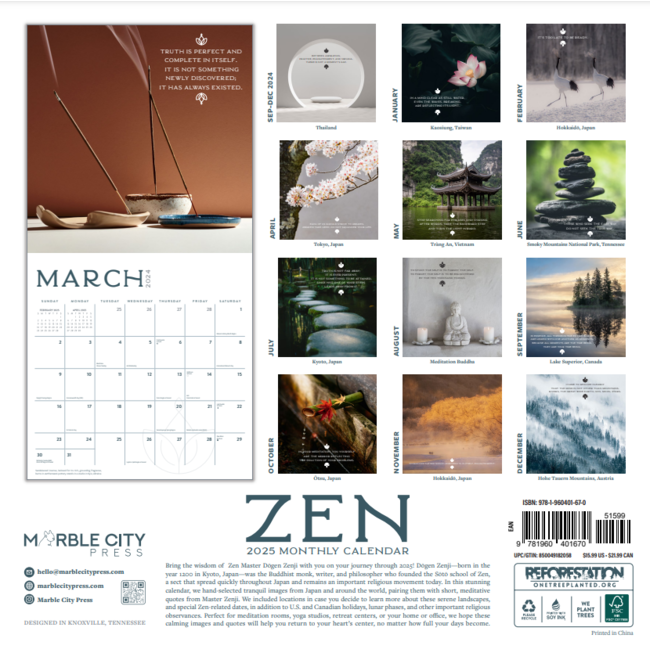 Calendrier Zen 2025 ? Commande facilement et rapidement en ligne ...