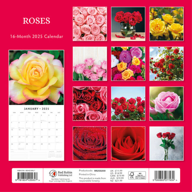 ¿Comprar el Calendario de Rosas 2025? Encargar en línea fácil y ...