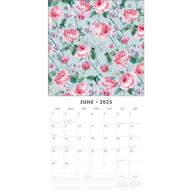 Acheter Calendrier Roses Vintage 2025 ? Facile et rapide à commander en ...