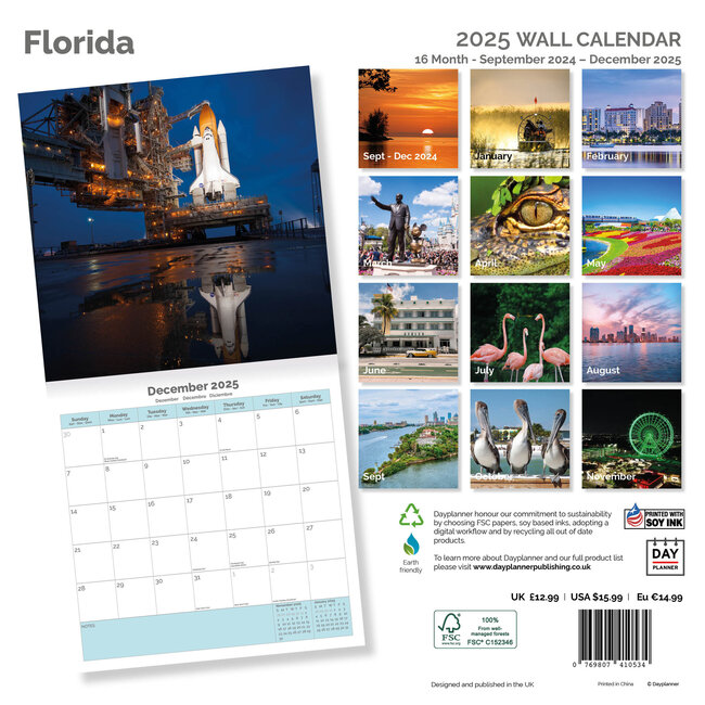 ¿Compras el Calendario de Florida 2025? Haz tu pedido online de forma ...