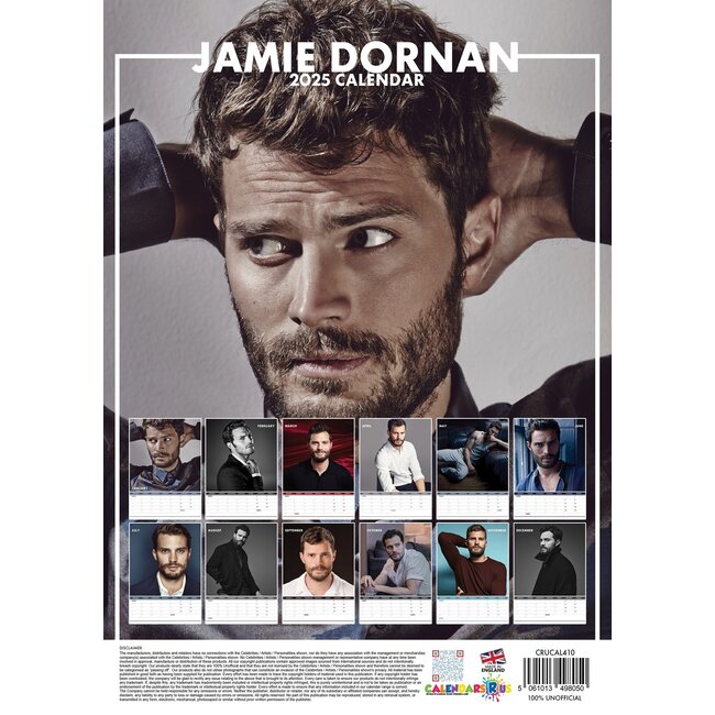 Calendario Jamie Dornan 2025? Pídelo fácil y rápidamente Online ...