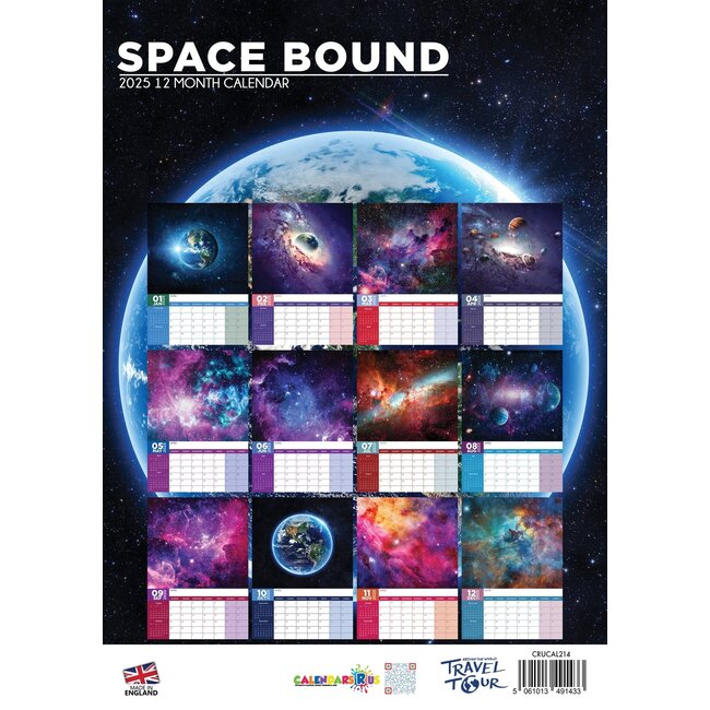 ¿Calendario Space Bound 2025? Pídelo fácil y rápidamente en línea. - Shopcalendars.com