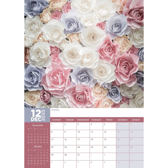 Calendrier Roses 2025 ? Commande facilement et rapidement en ligne ...