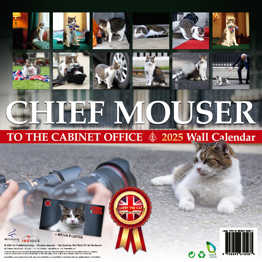 ML Publishing Larry el Gato - Jefe Mouser Calendario 2025 ...