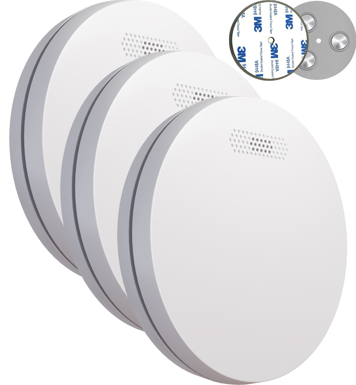 Easeware ES-1 Rookmelder - Slank design - 10 jaar batterij - 3 stuks ...