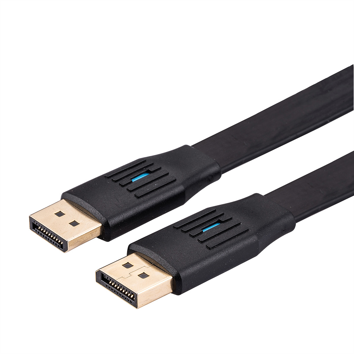 VALUE DisplayPort Kabel, v1.4, plat, DP M/M, zwart, 3 m ...