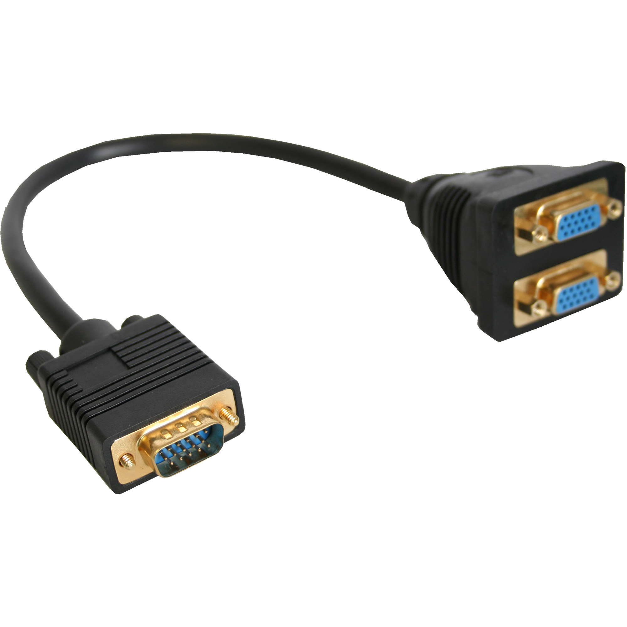 InLine® VGA Y-adapterkabel, VGA M naar 2x VGA V | Onlinekabelshop.nl