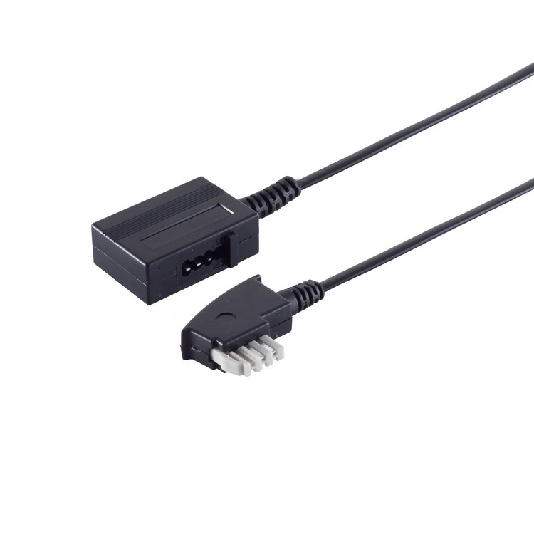 TAE F-Stecker / TAE F-Kupplung 15m | Onlinekabelshop.nl