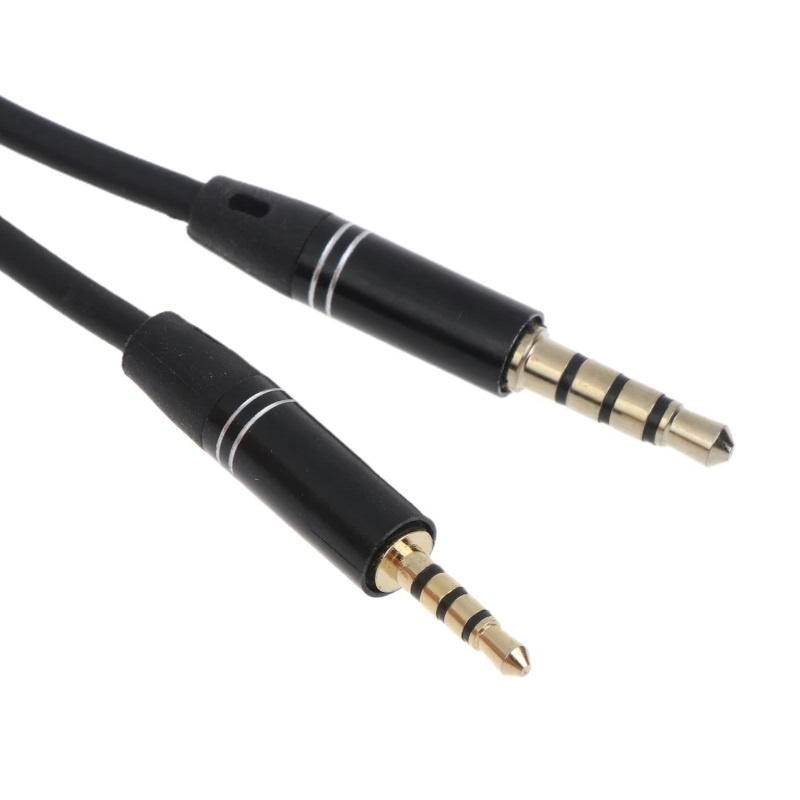 3,5mm Jack - 2,5mm Jack kabel | slim | 4-polig | 1,2 meter ...