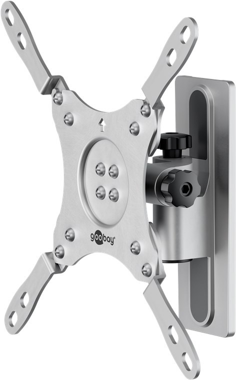 Goobay TV Wall Mount Caravan TILT (M), silver | Onlinekabelshop.nl