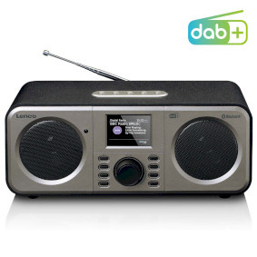 Stereo DAB+ FM-radio met Bluetooth® Zwart | Onlinekabelshop.nl