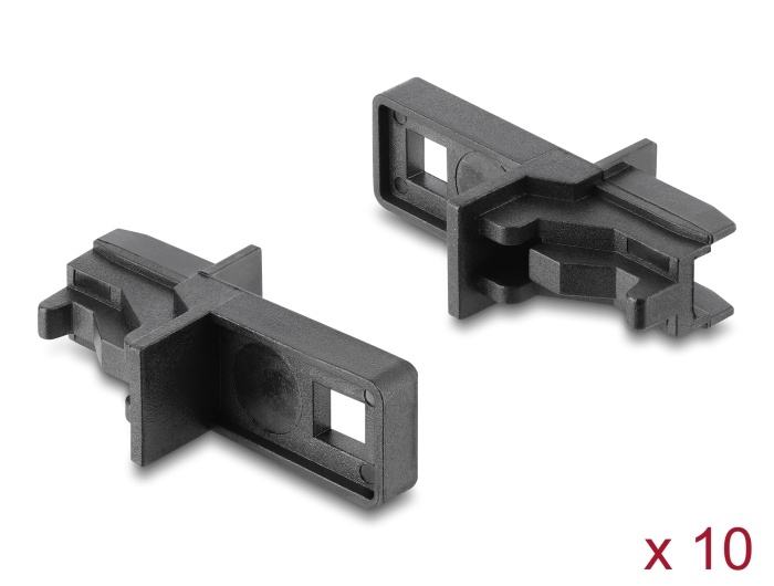 Delock Dust Cover for E2000 Simplex jack 10 pieces black ...