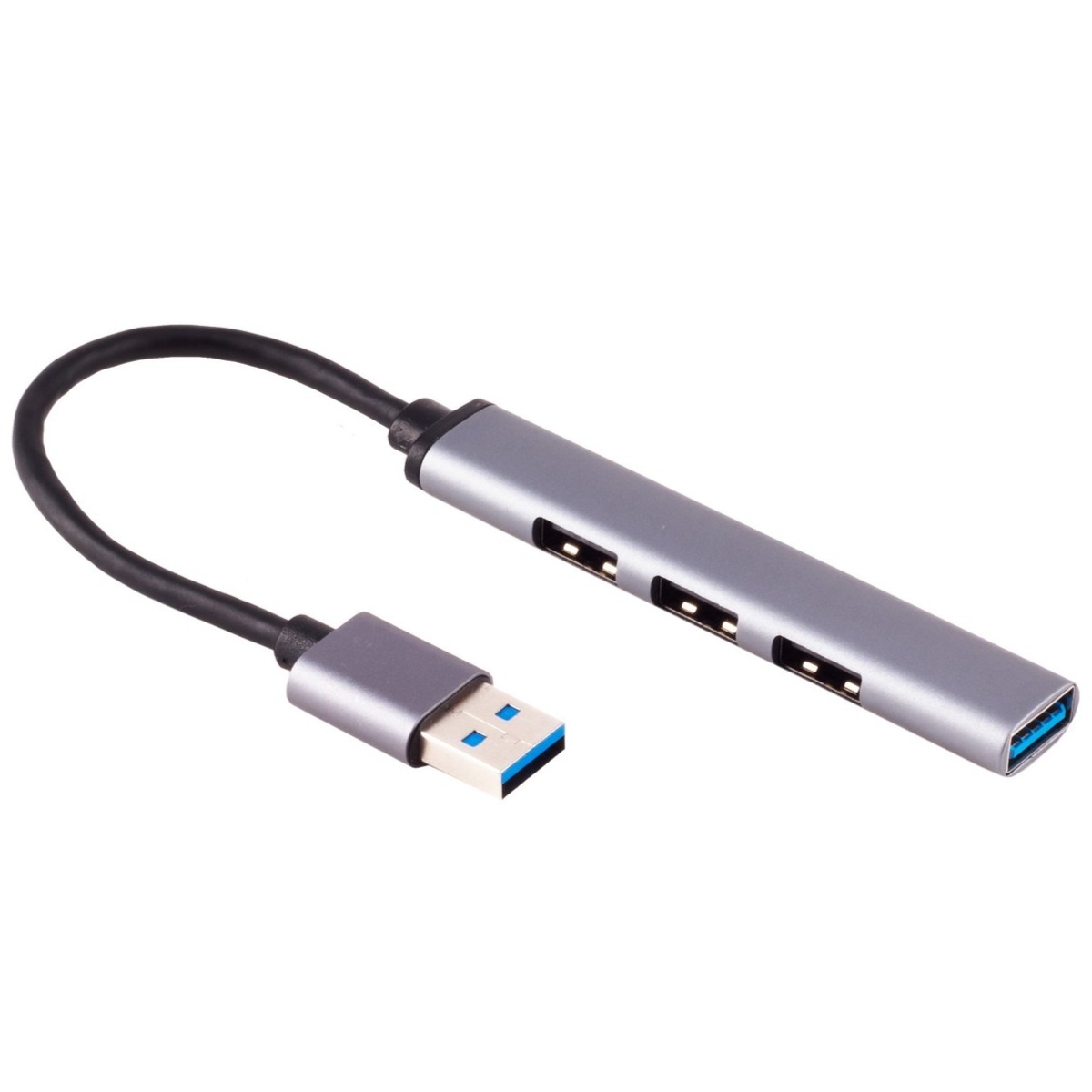 USB hub (USB-A) | 4x USB-A | USB2.0/USB3.0 | slim design | aluminium ...