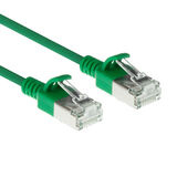 ACT Groene 5 meter LSZH S/FTP CAT6A slimline patchkabel snagless met ...