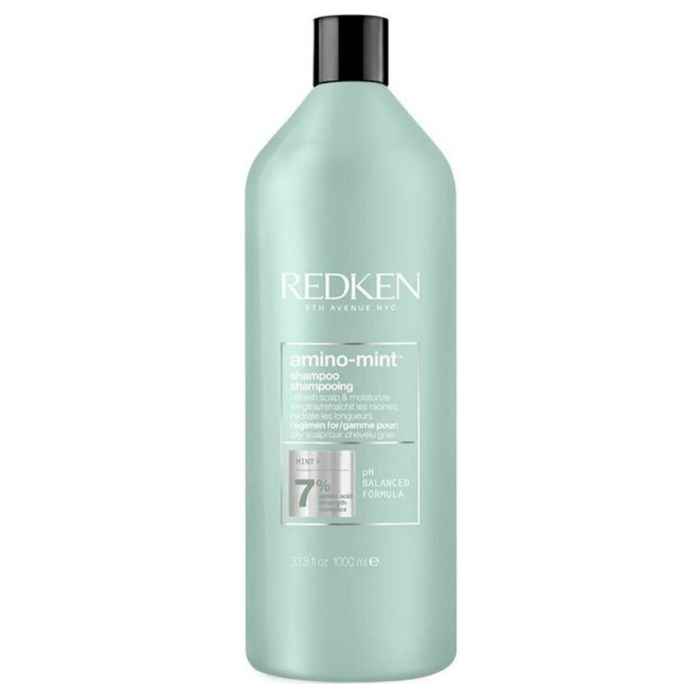 Redken - Amino Mint - Shampoo voor slap, futloos of vet haar - 1000 ml