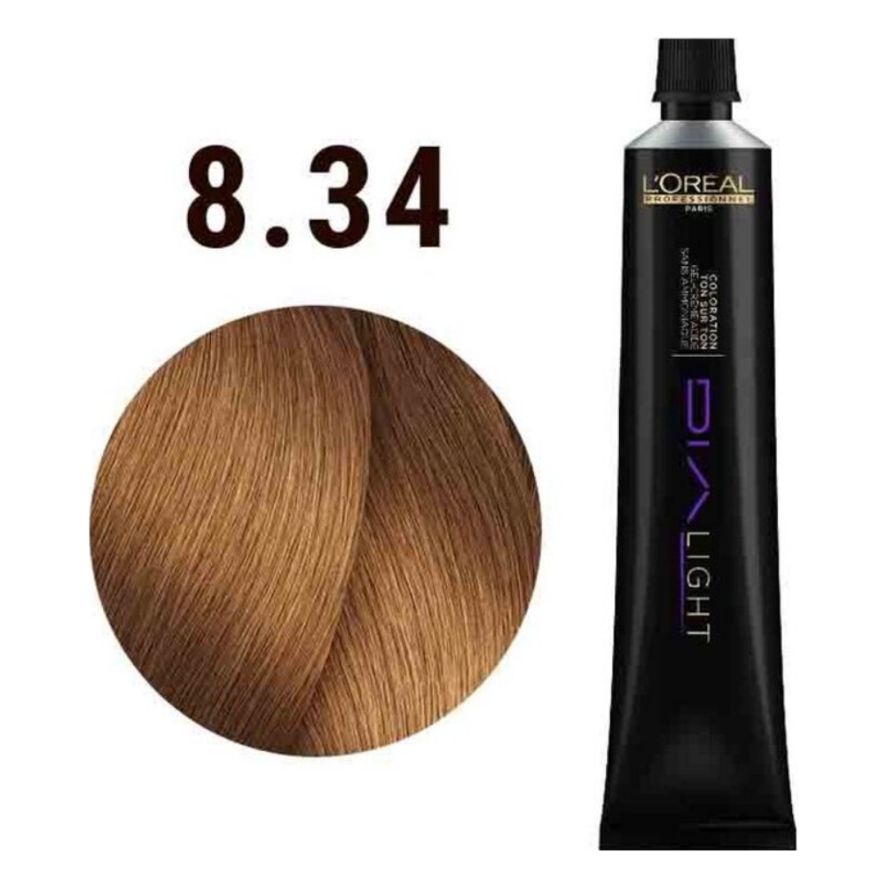 L’Oréal Professionnel - Dia Light - 8.34 - Semi-permanente haarkleuring ...