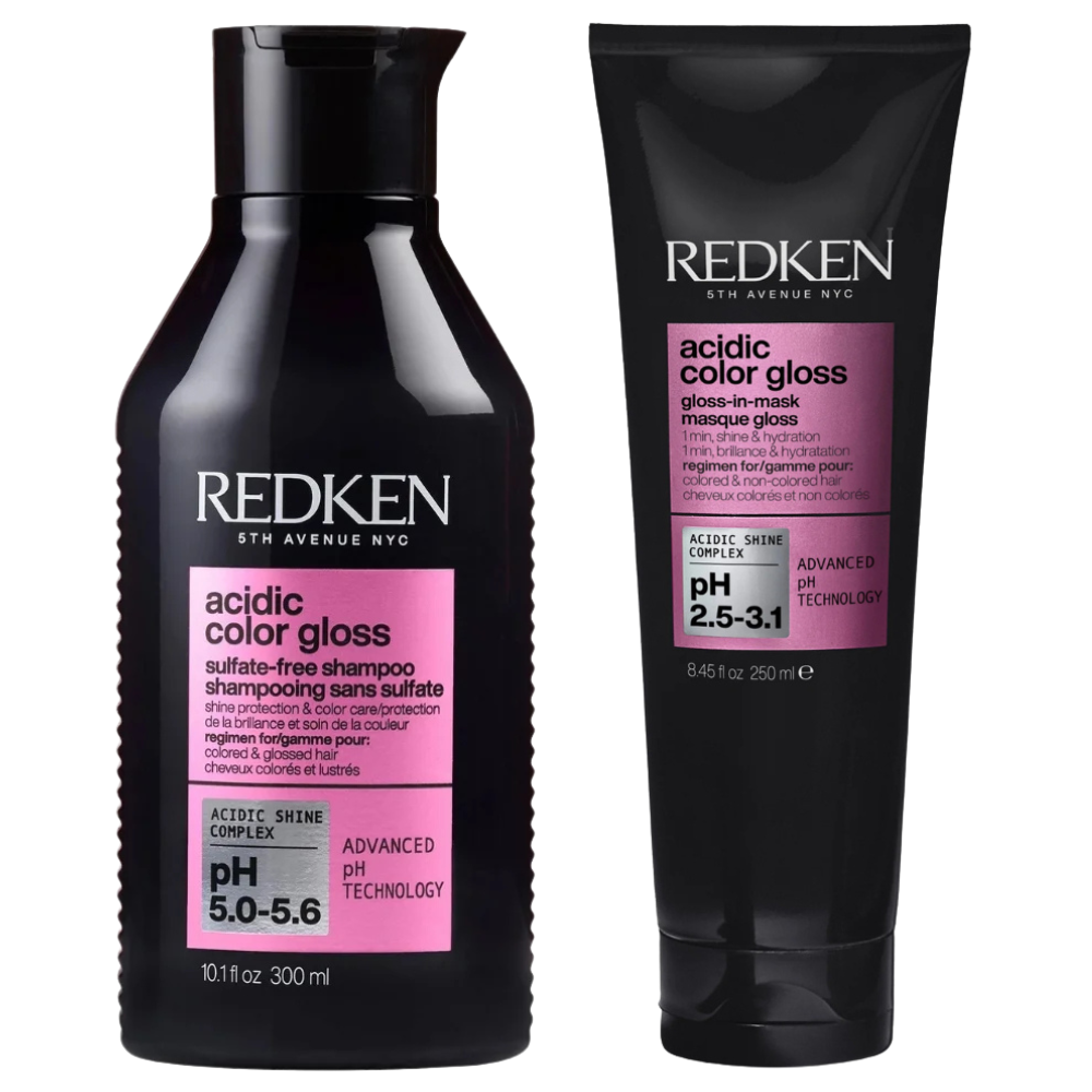 Redken CombiDeal - Acidic Color Gloss | Shampoo 300 ML & Masker 250 ML ...