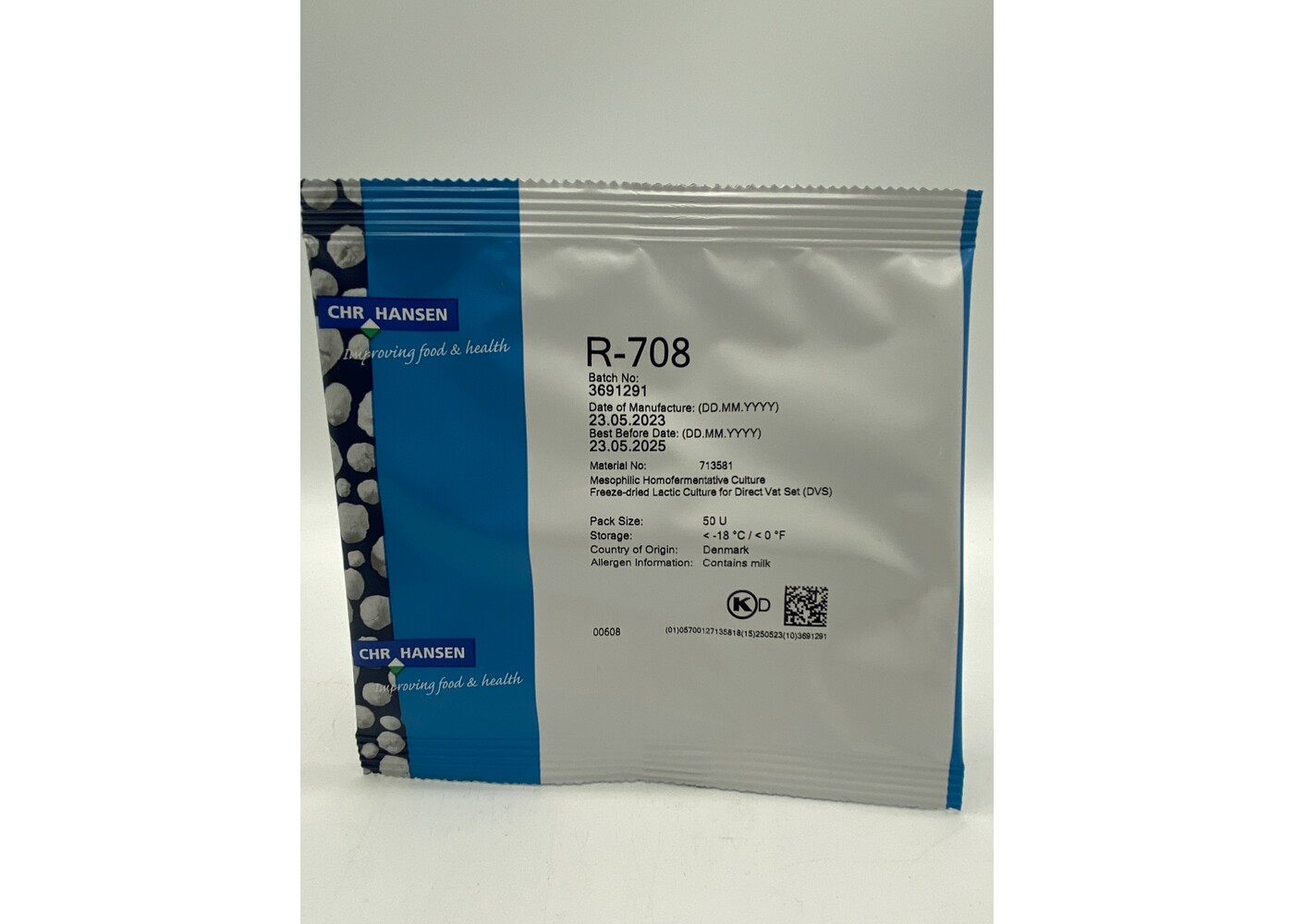 R-708 DVS 50U van CHR Hansen | Hobby Kaas - Hobby Kaas