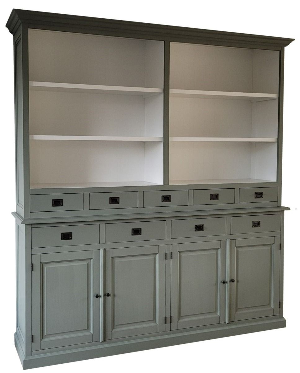 Buffetkast Elburg Engels groen 220cm - Kasten van de Koning