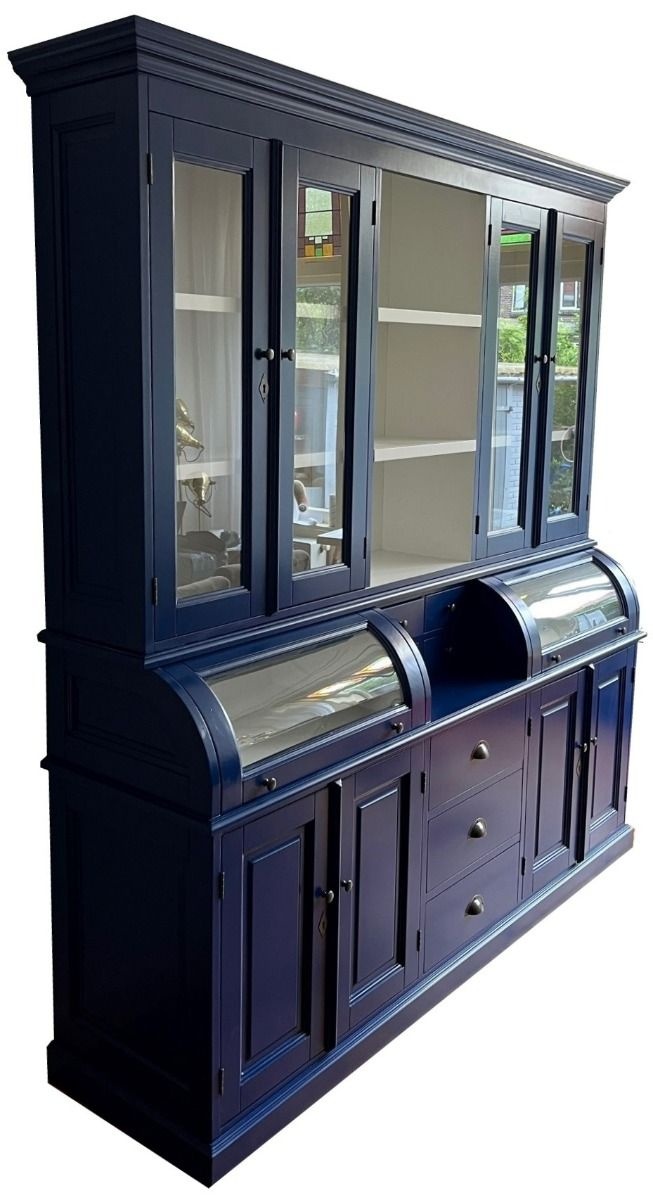 Buffetkast safierblauw Bastiaan 200cm - Kasten van de Koning