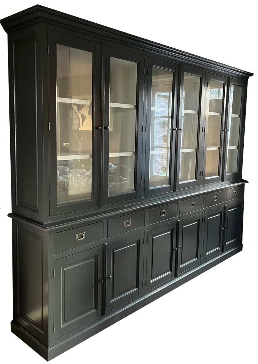 Buffetkast Dronten antraciet 300cm - Kasten van de Koning