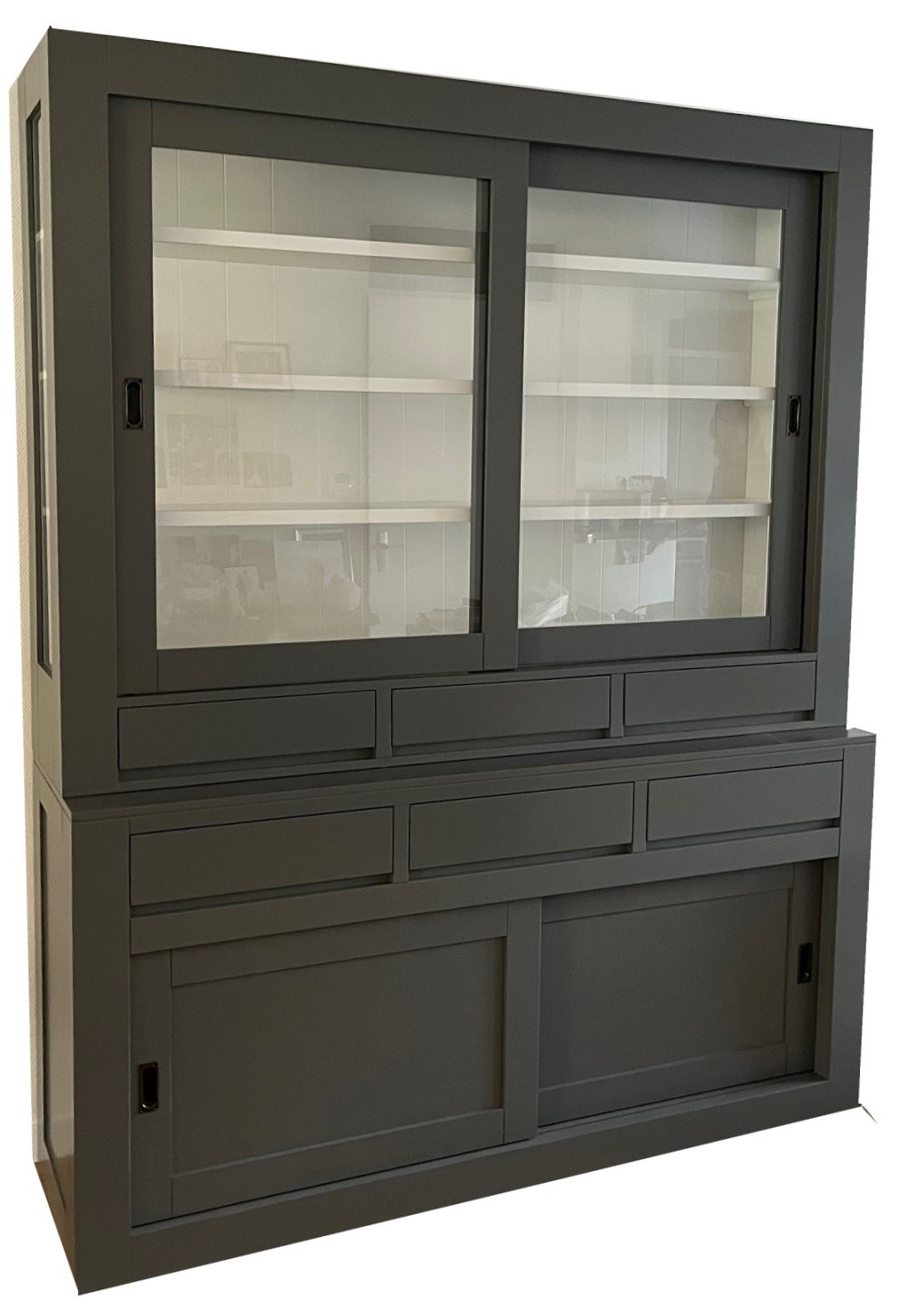 Buffetkast Grijs Otterlo soft close 180cm - Kasten van de Koning