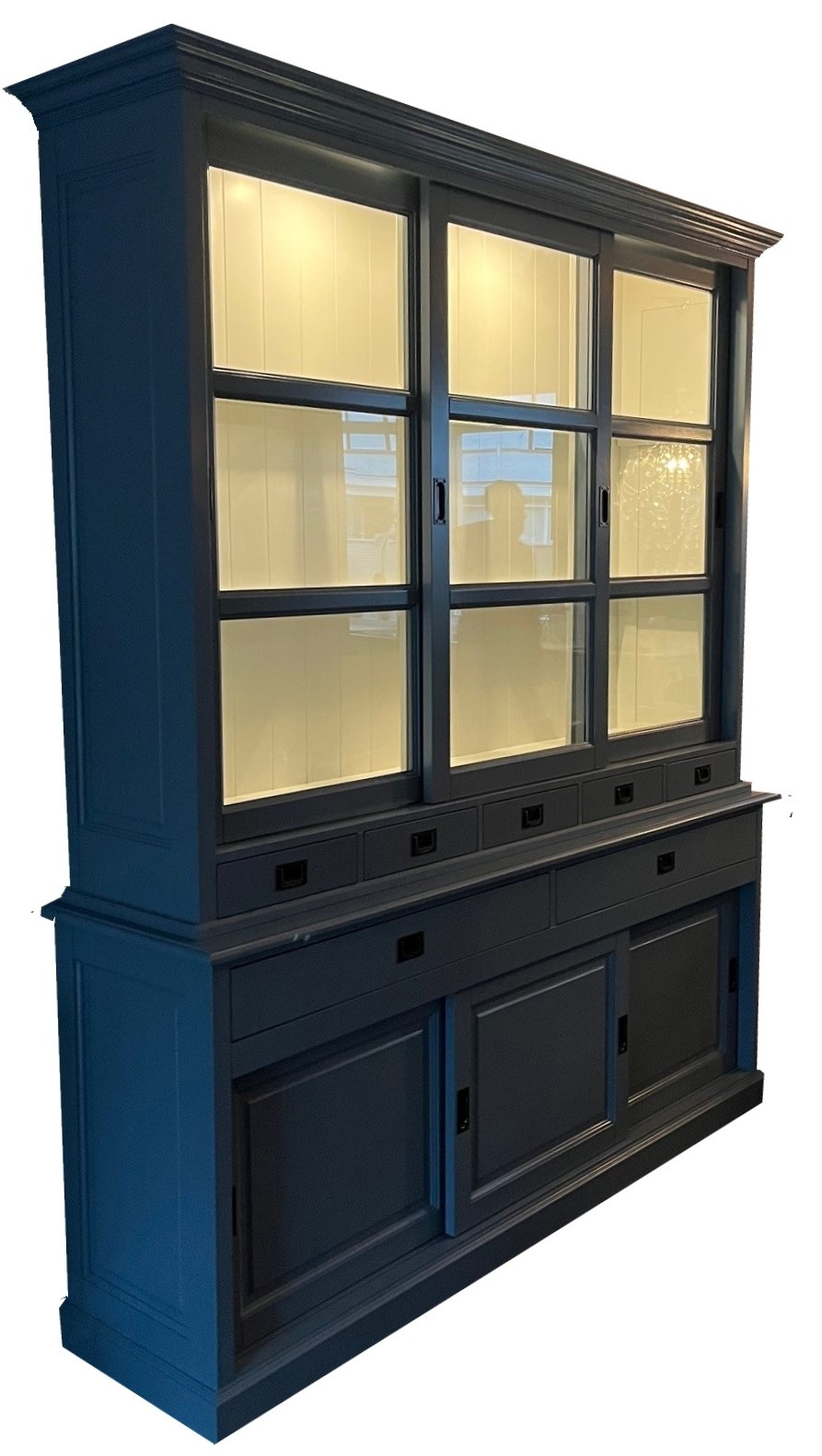 Buffetkast Pelsgrijs Emmen 200 x 240cm ledverlichting - Kasten van de ...