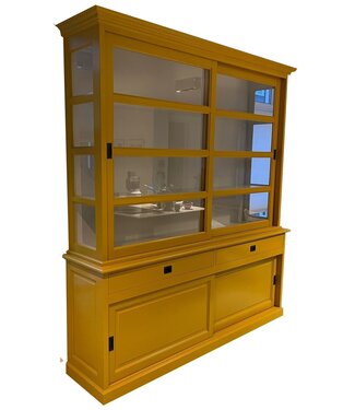 Buffetkast goudgeel Nijkerk XL 220 x 240cm - Kasten van de Koning