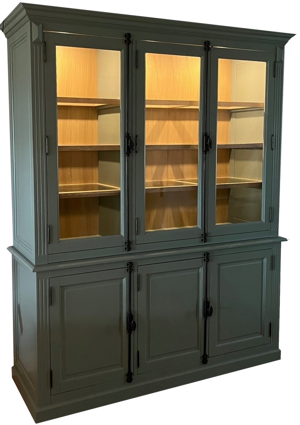 Buffetkast Engels groen Elspeet 190 x 240cm cm led verlichting - Kasten ...