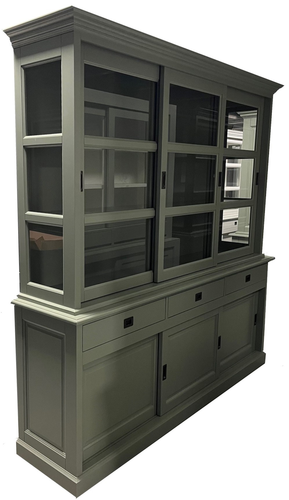 Buffetkast Engels groen - Engels groen Beverwijk 220 x 220cm - Kasten ...