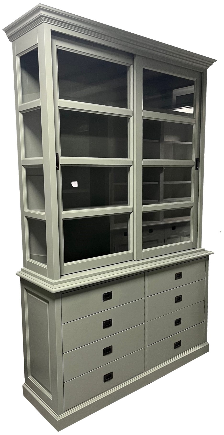 Buffetkast Engels groen - groen Hengelo 150 x 240cm - Kasten van de Koning