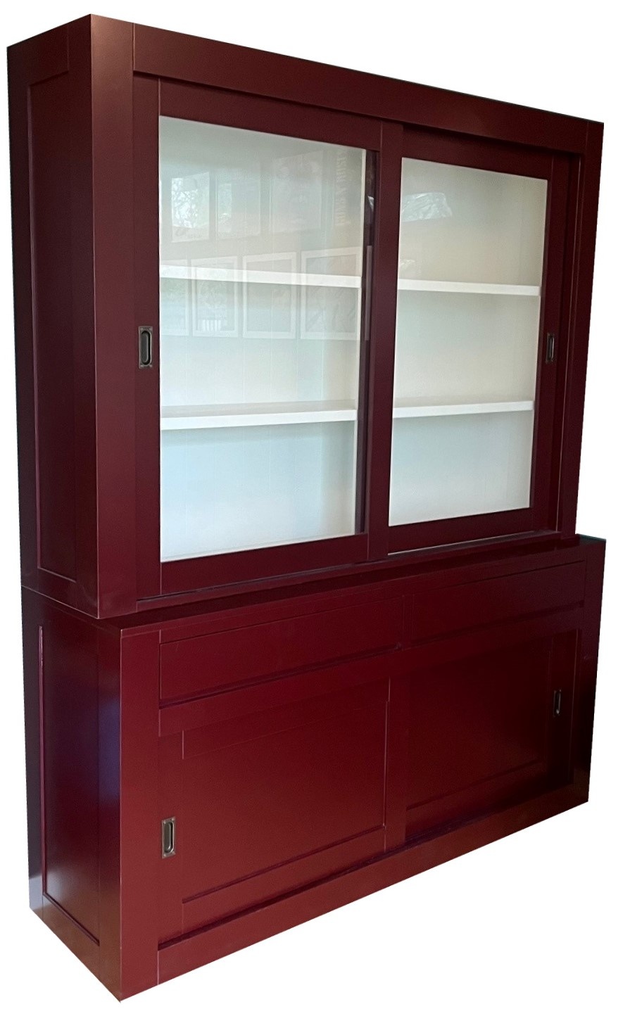 Buffetkast rood design soft close 180cm - Kasten van de Koning