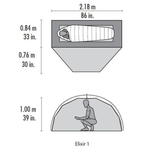 MSR Elixir 1 Backpacking Tent | Urban Survival - Urban Survival