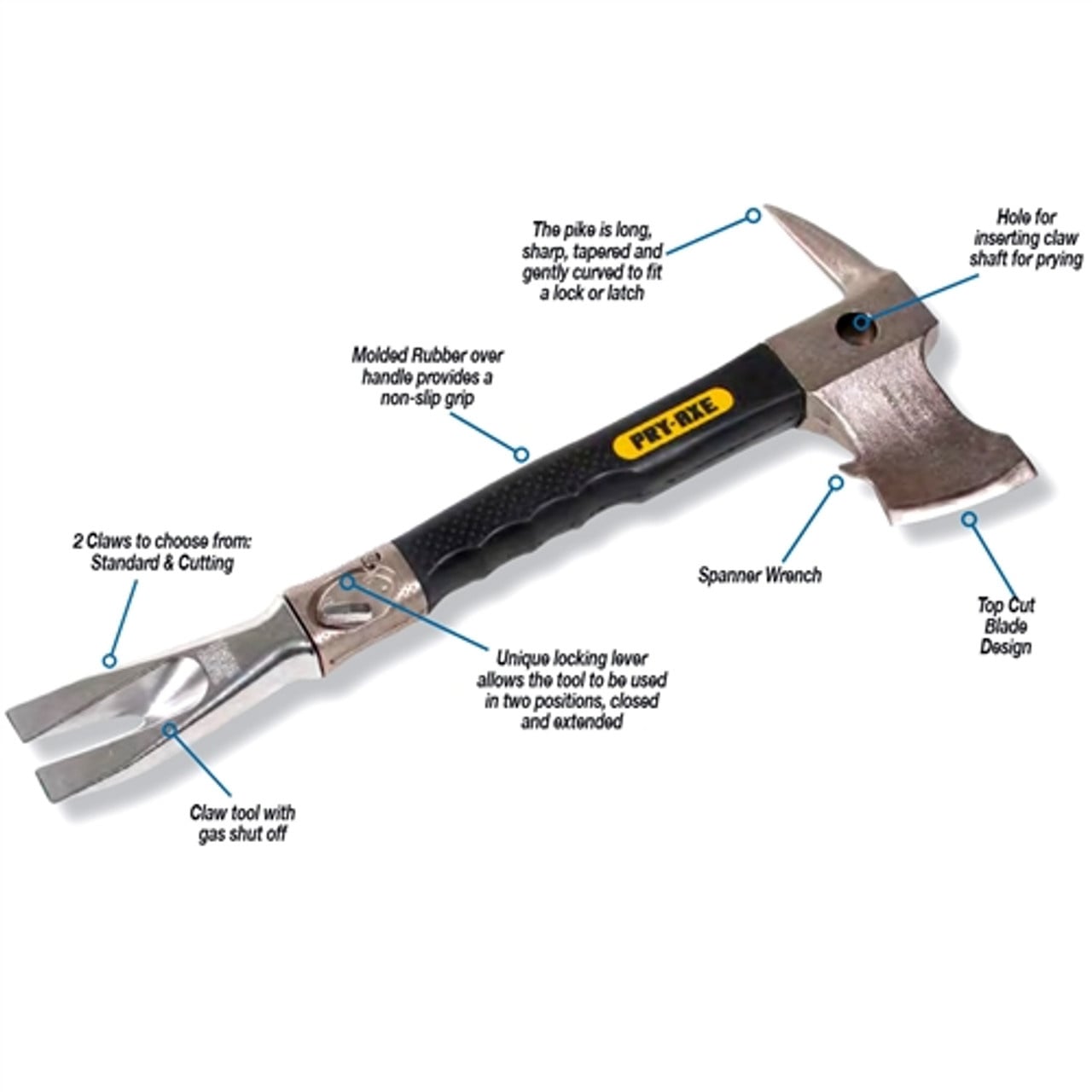 Pry-Axe with Standard Claw - Urban Survival