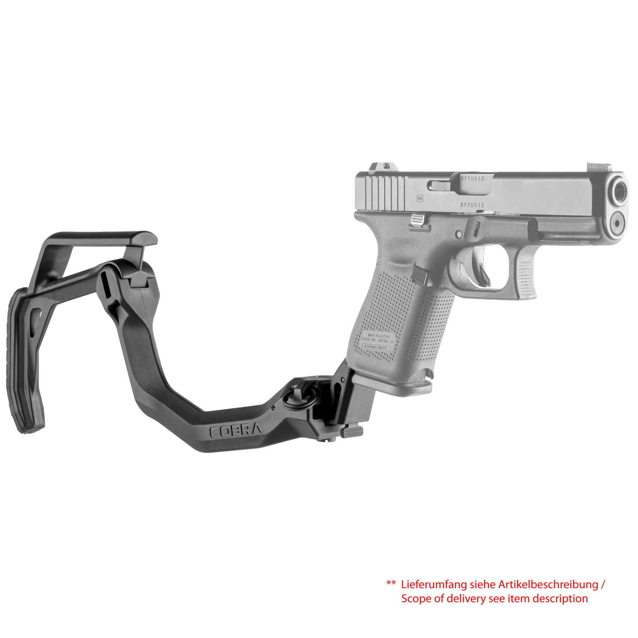 FAB Defense COBRA Folding Glock Stock | Urban Survival - Urban Survival