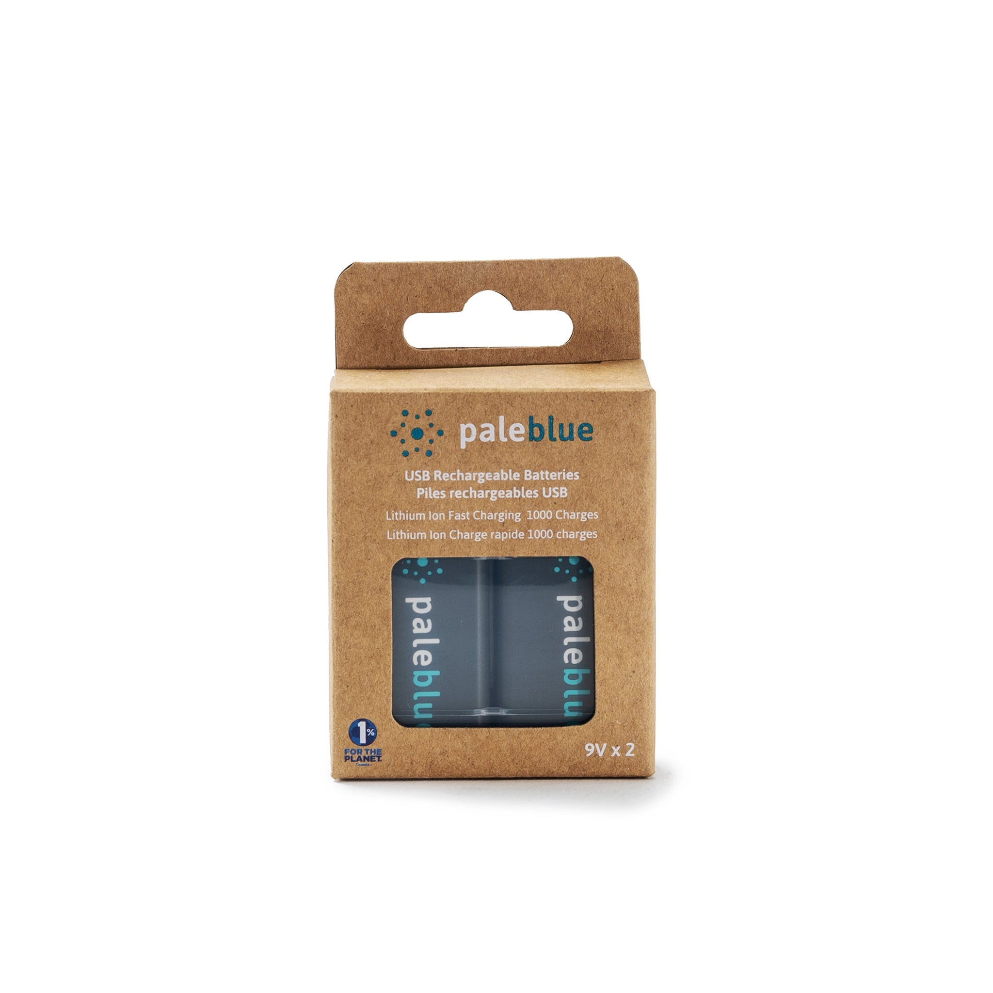 Pale Blue Li-Ion Rechargeable 9V Battery - Urban Survival