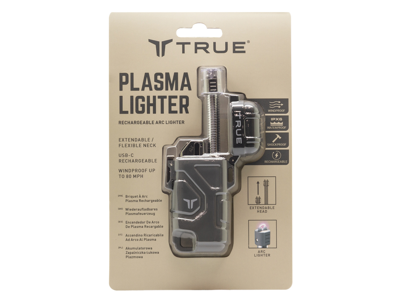 True Utility Plasma Lighter - Urban Survival