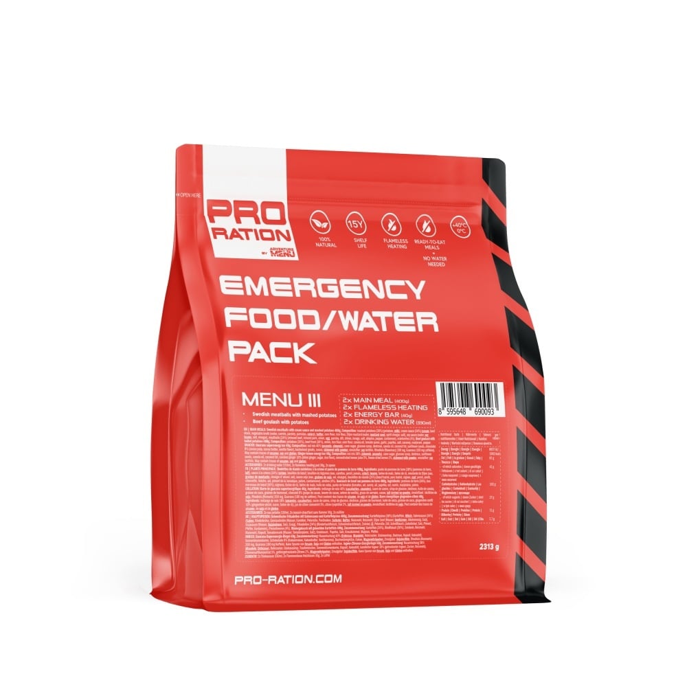 Pro-Ration Emergency Pack Menu III | Urban Survival - Urban Survival