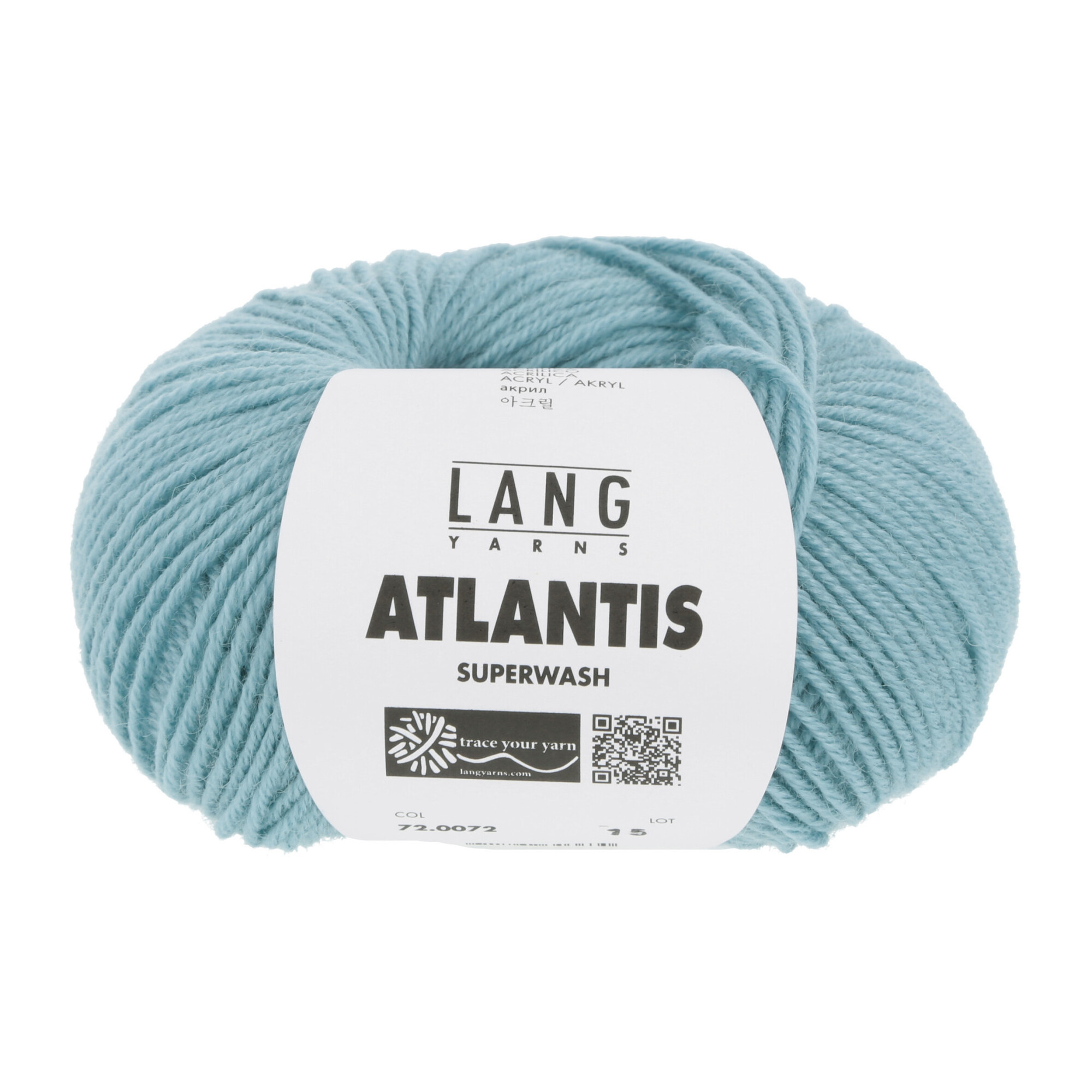 Lang Yarns Atlantis | 0072 aqua - De Garenkast by Jolanda