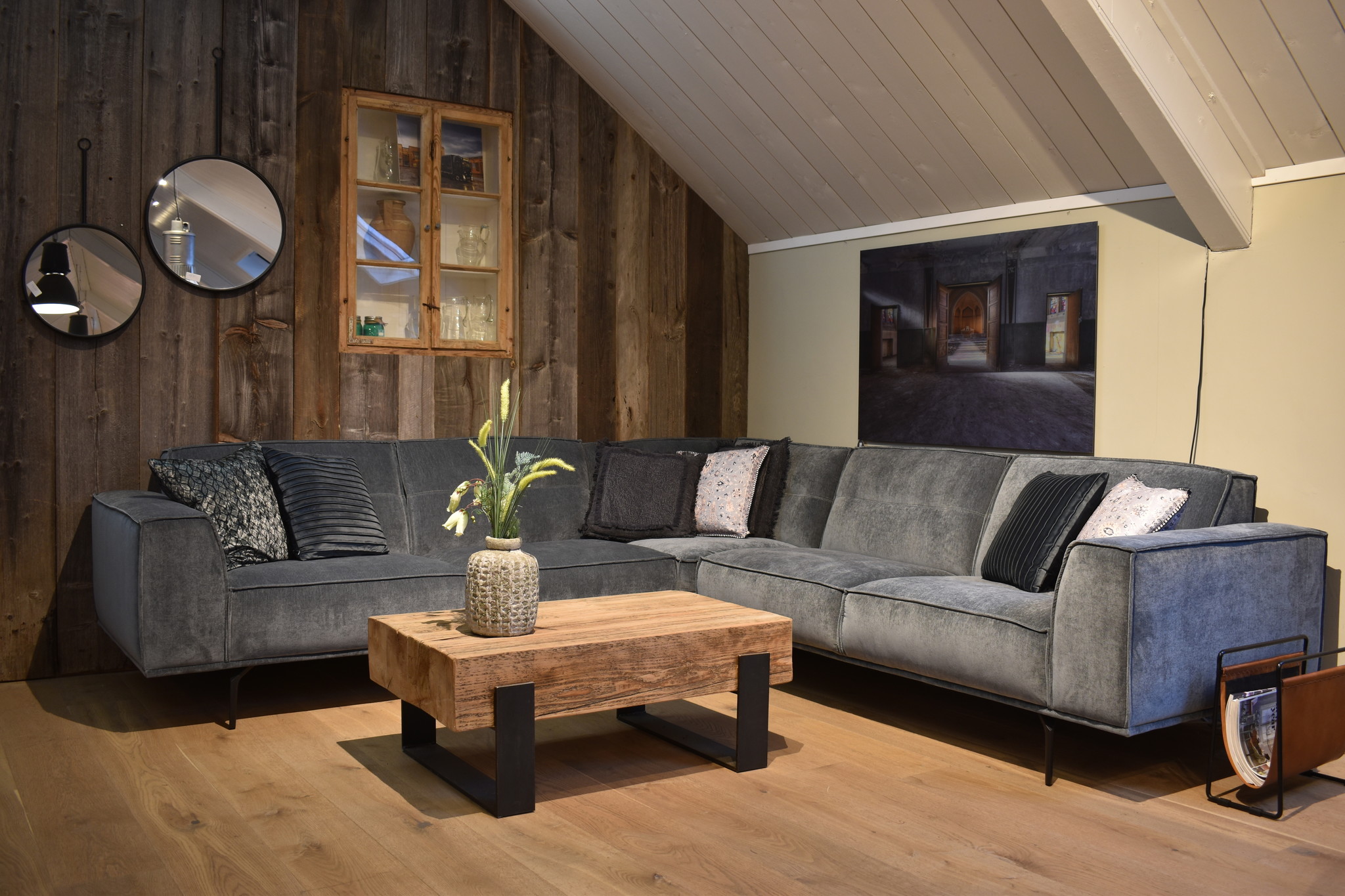 Loungebank Stratos - Sterling - Silver | Het Anker | Oldwood Midwoud ...