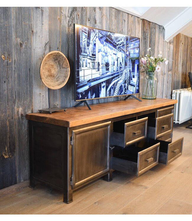Steel TV Furniture - Customized - Oldwood - Oldwood - the furniture store