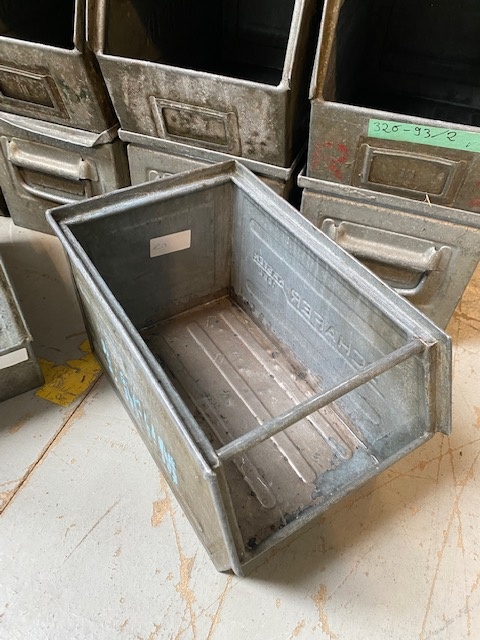 Metal storage bin - Oldwood - the furniture store