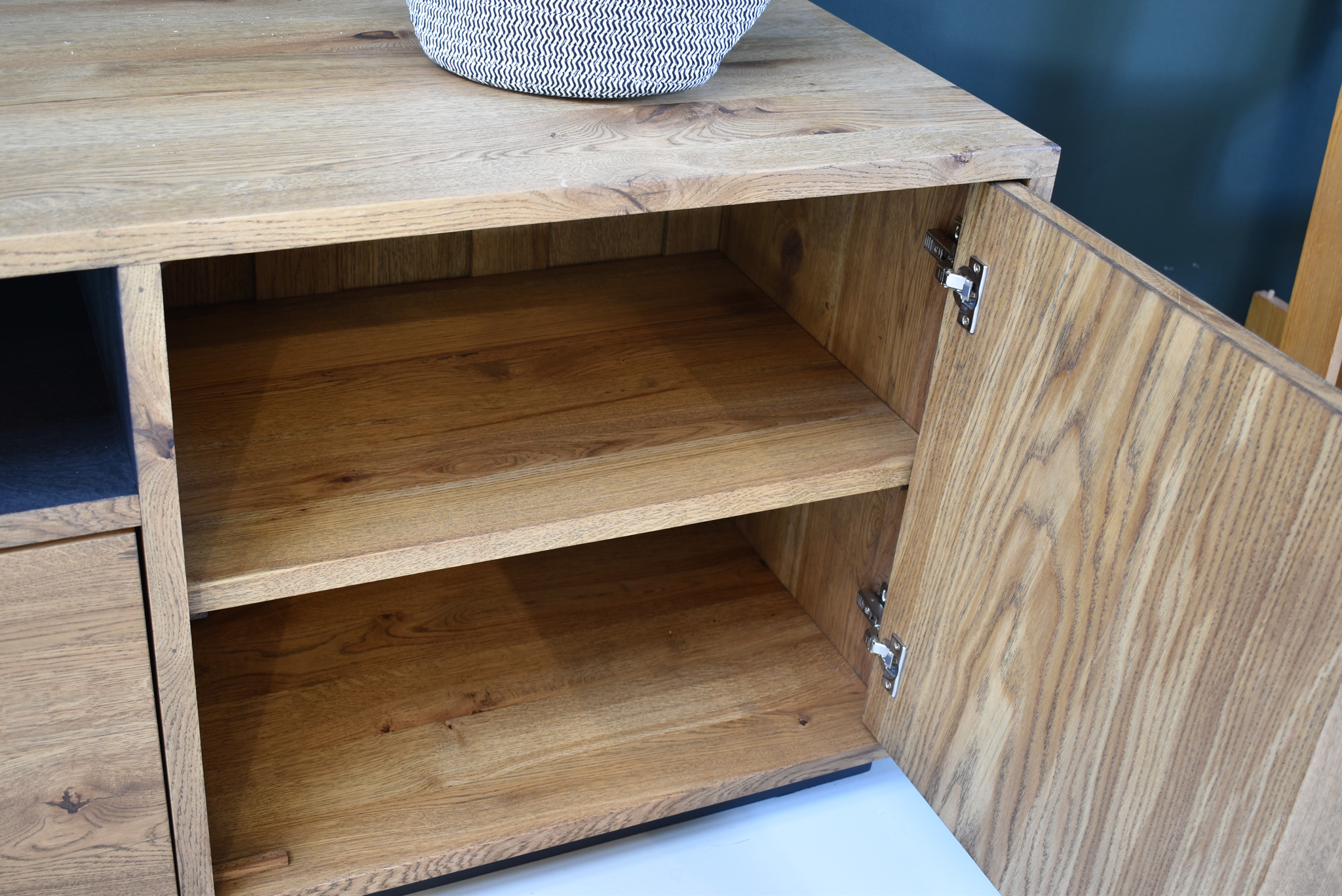 Tv-meubel eiken - massief - op maat naar wens gemaakt - Oldwood de Woonwinkel