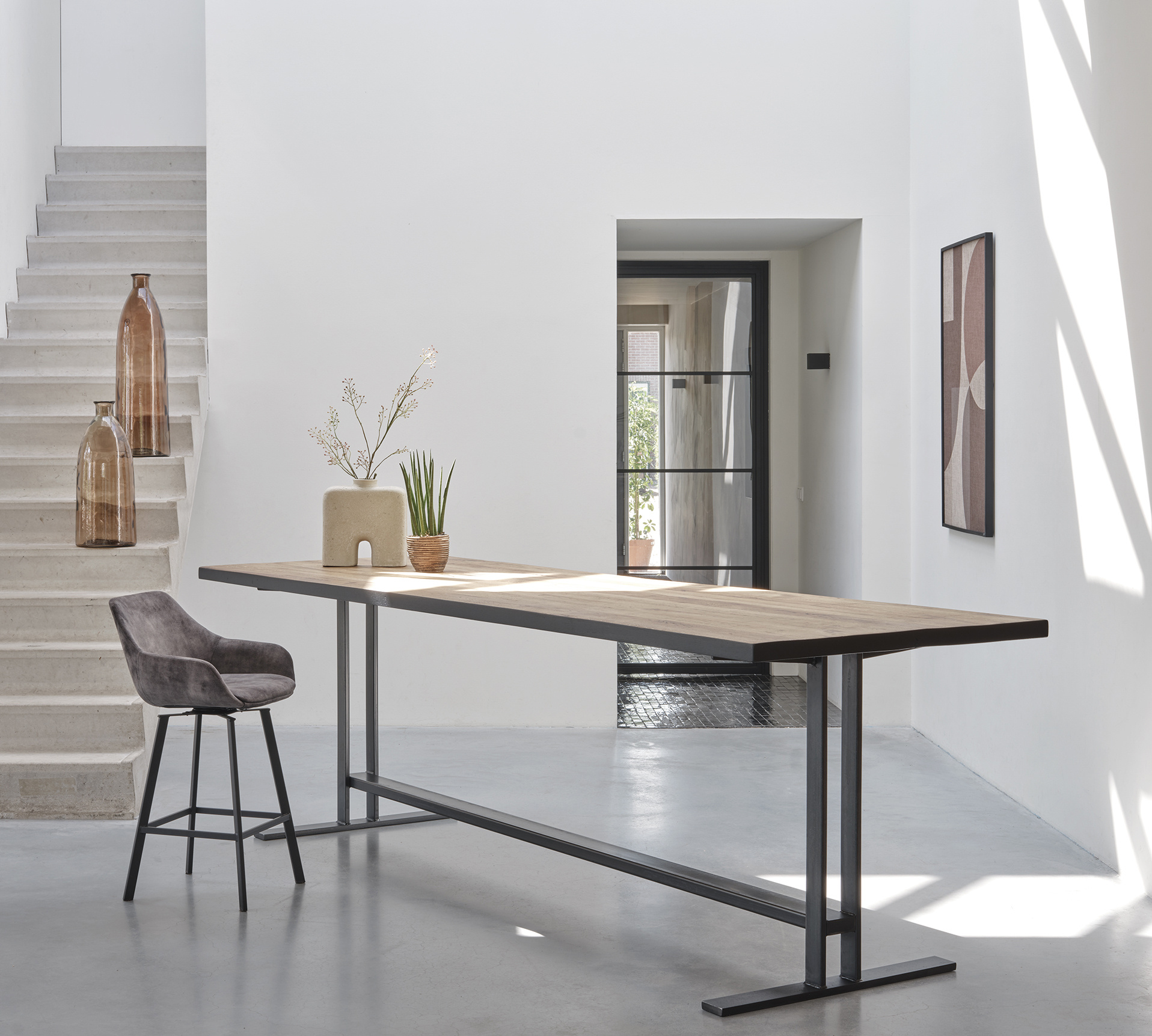 Custom made table - oak table Haarlem - Oldwood The furniture store ...
