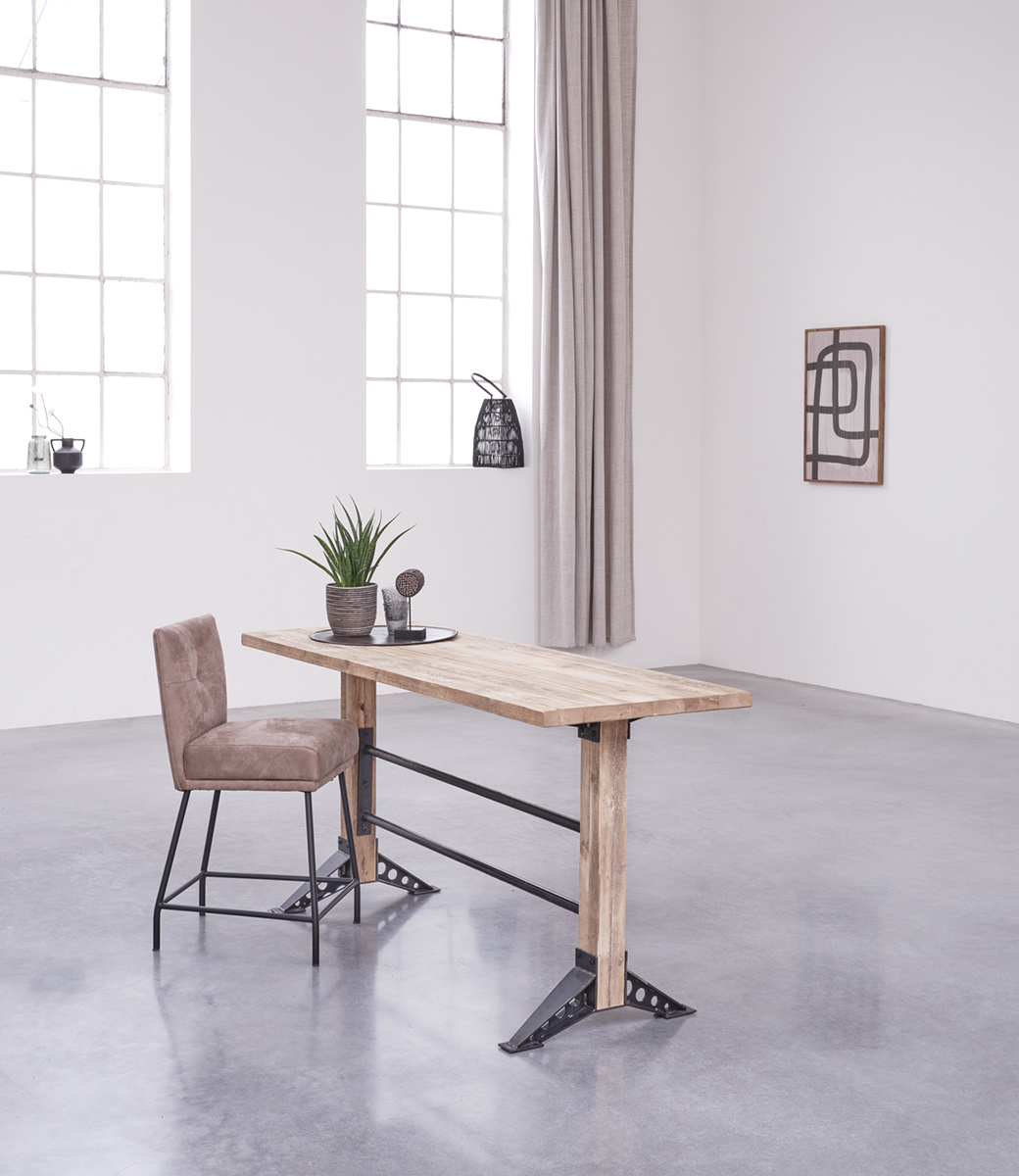 Bar table - custom-made wooden standing table - Oldwood - the furniture ...