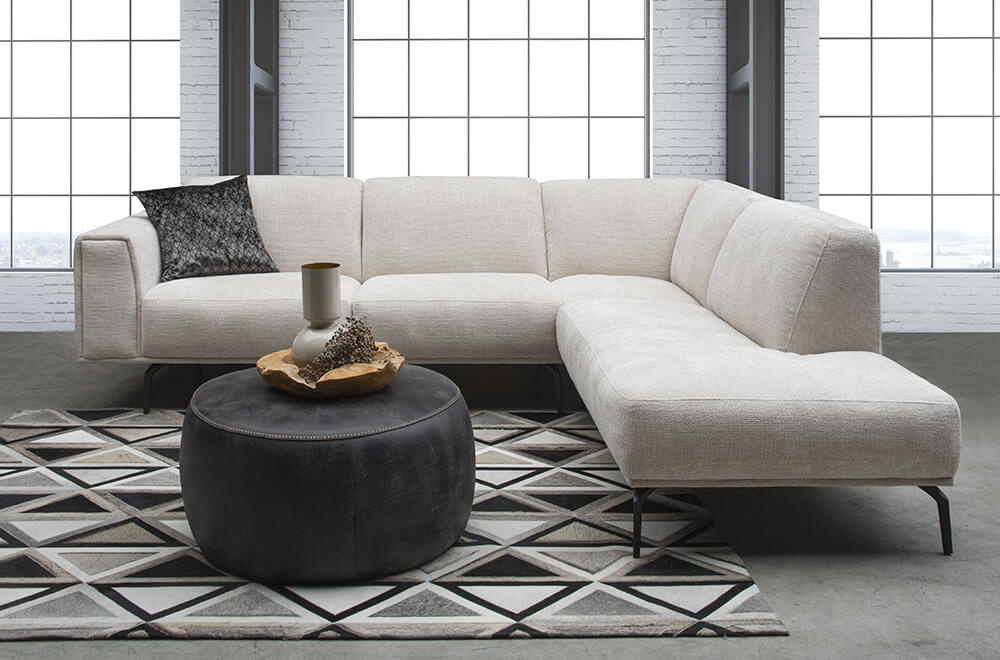 Corner sofa Shadow - Sofa with round shape - Assemble yourself ...