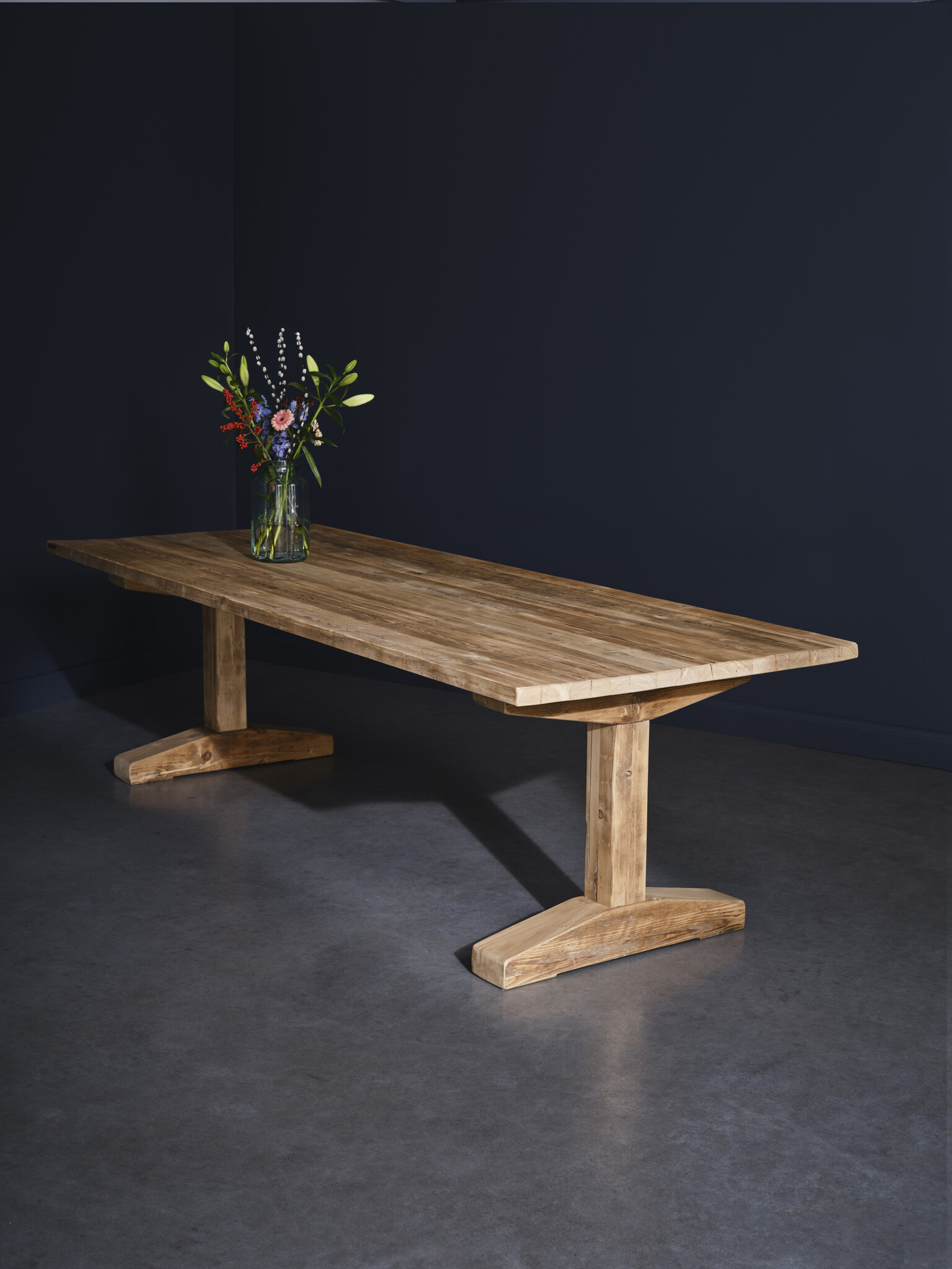 Dining table Utrecht - Robust old wood - Competitively priced - Oldwood ...