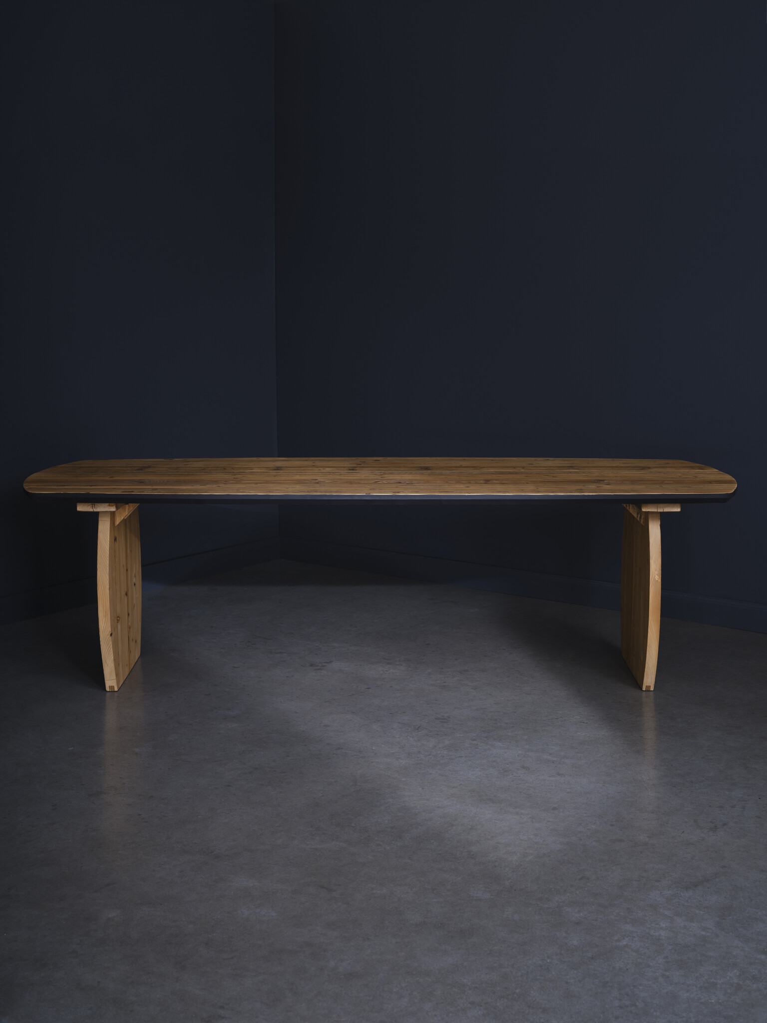 Sustainable dining table Petten reclaimed robust wood - Barnwood dining ...