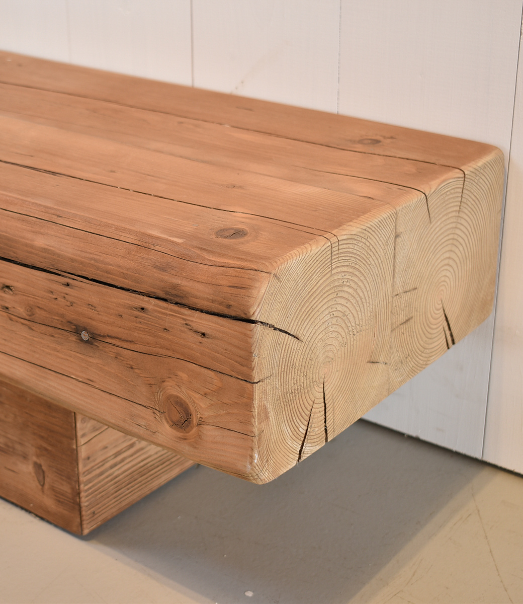 TV furniture beam - robust solid beam wood - Oldwood - Oldwood - the ...